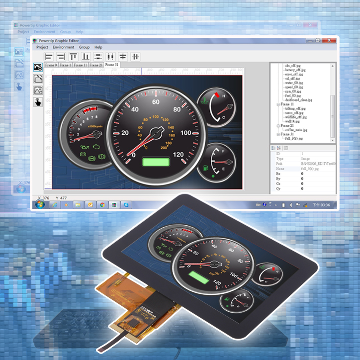 LCD Module/TFT Display/UART Display/HMI/LCM Module -POWERTIP Technology ...